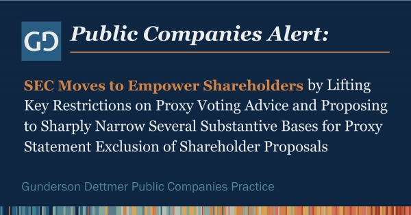 SEC Moves to Empower Shareholders by Lifting Key Restrictions on Proxy ...