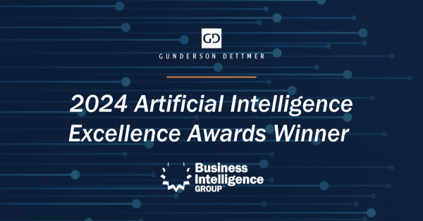 Gunderson Dettmer recognized by Business Intelligence Group in its 2024 BIG Artificial ...