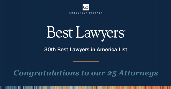 Best Lawyers Recognizes 25 Gunderson Dettmer Attorneys in the 2024 Best ...