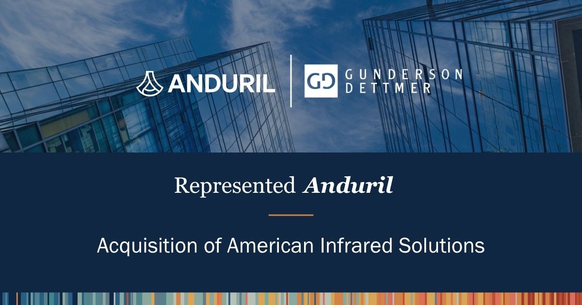 Anduril Announces Acquisition of American Infrared Solutions ...