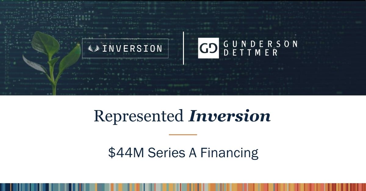Delivery from Space Company Inversion Announces $44M Series A ...