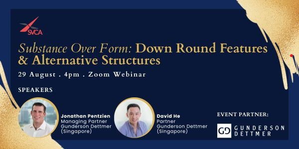 Webinar: Substance Over Form: Down Round Features And Alternative ...