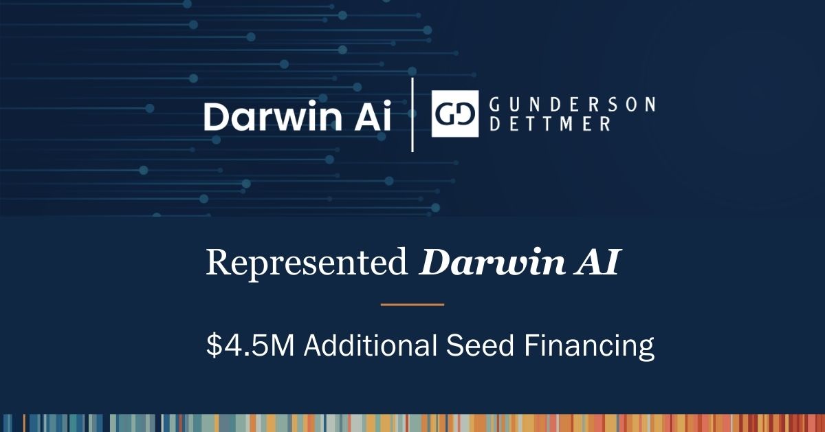 Brazil-Based Darwin AI Announces $4.5M in Additional Seed Financing ...