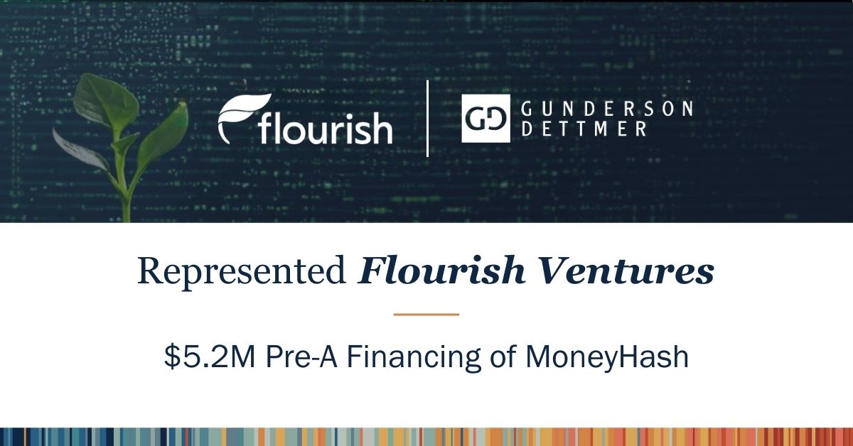 Flourish Ventures Leads $5.2M Pre-A Financing of MoneyHash | Gunderson ...