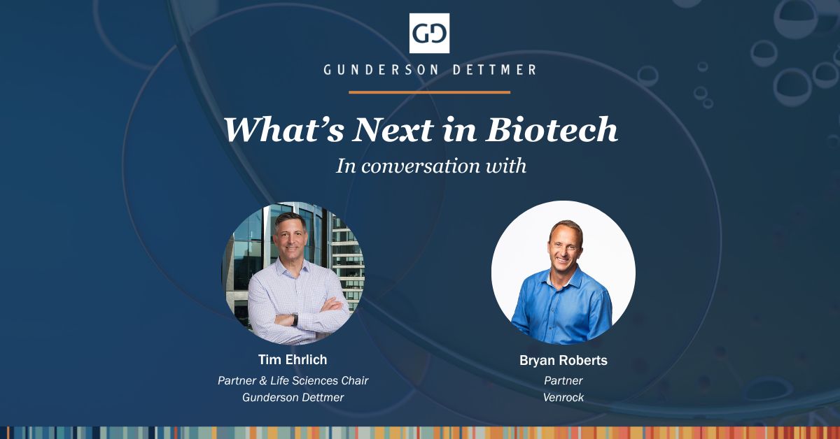 “What’s Next in Biotech” In Conversation with Venrock Partner Bryan ...