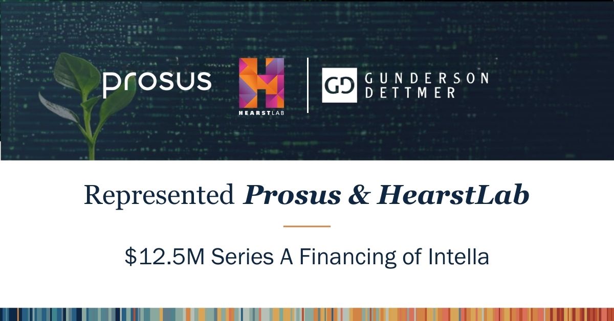 Prosus Leads Intella $12.5M Series A with Participation from HearstLab ...