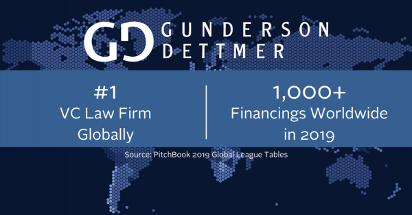 Gunderson Dettmer Named PitchBook’s Most Active Venture Law Firm Globally for the Sixth Year in ...