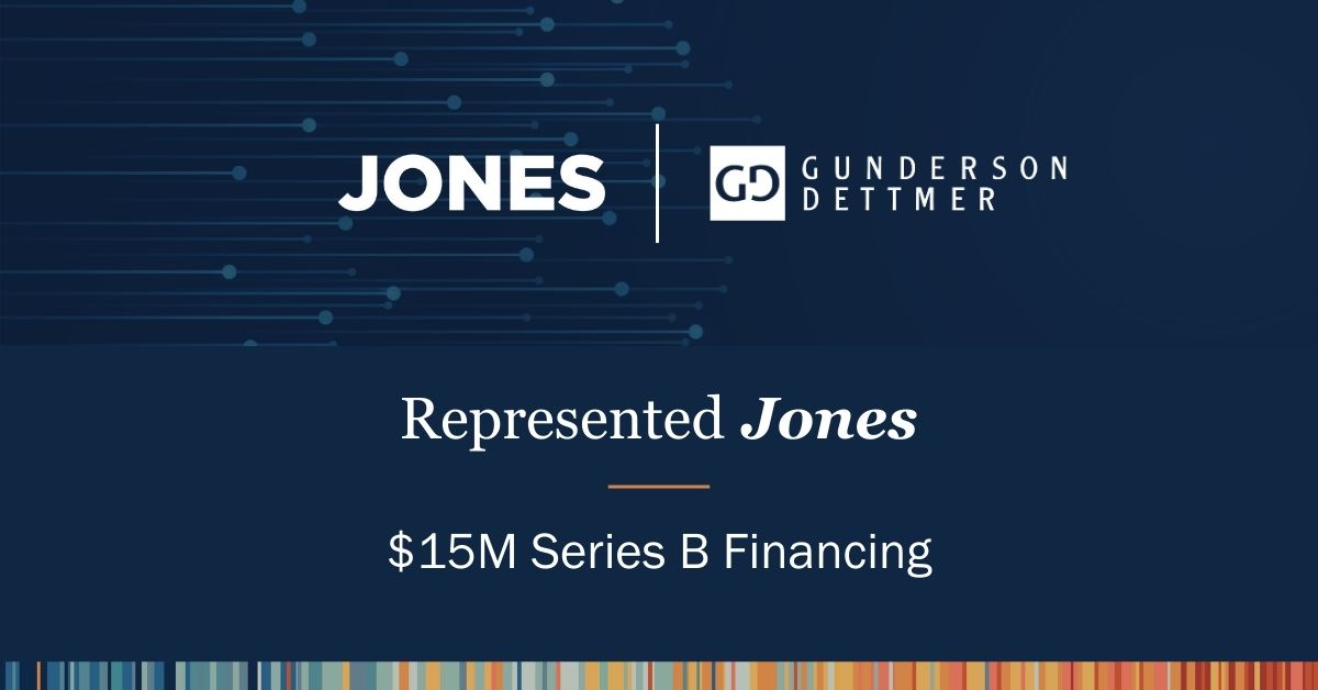Jones Announces $15M Series B Financing Led by NewSpring Capital ...