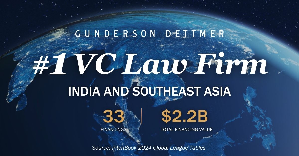 PitchBook 2024 Global League Tables Recognizes Gunderson Dettmer as the Most Active VC Law Firm ...